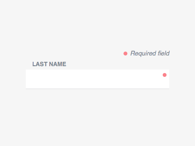 Form Input by Rondal Scott on Dribbble