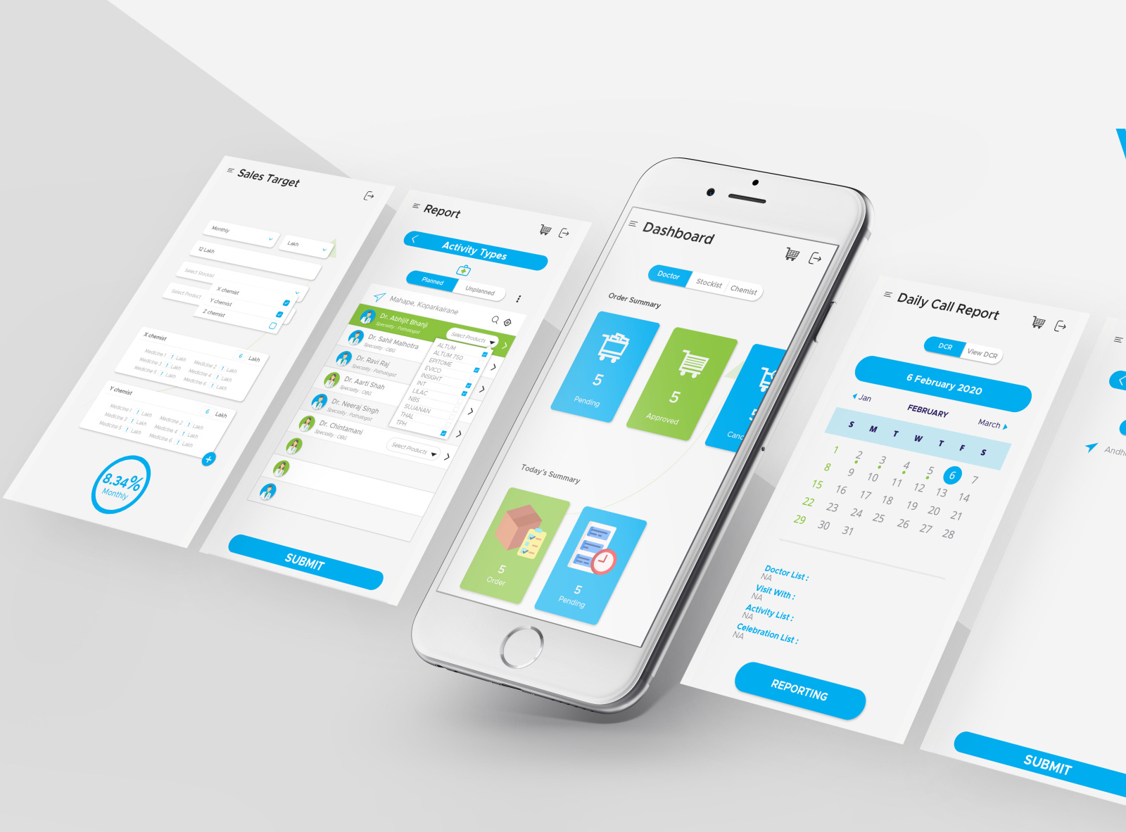 DCR UI (Sales Pro) by Abhishek Roshan on Dribbble