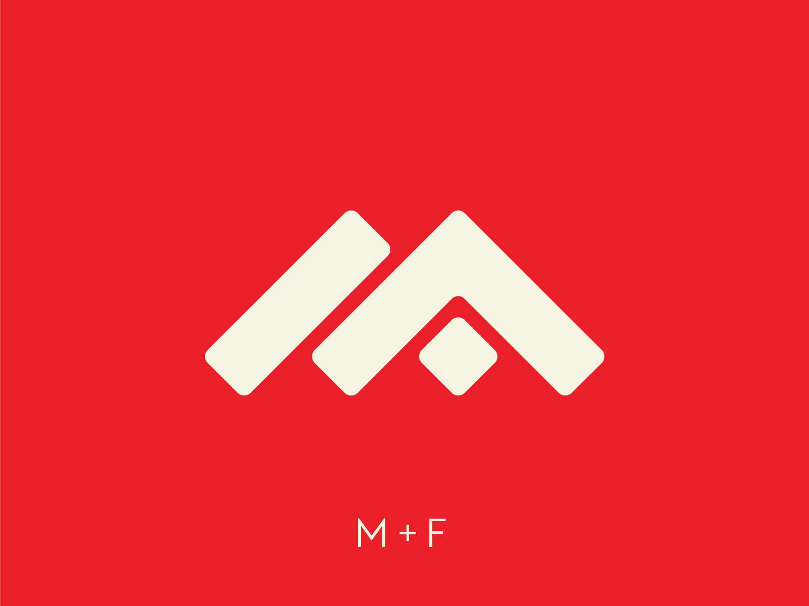 M + F logo concept 2 by Marcio Sartor on Dribbble