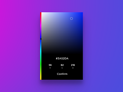 Colorpicker by Kadir on Dribbble