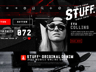 Stuff Web Site by Alvaro Chan on Dribbble