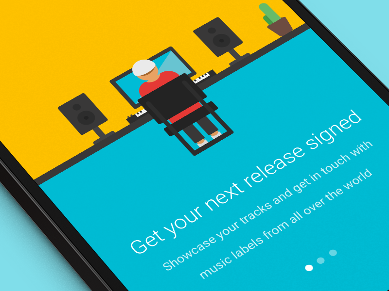 Intro animation slide by Sander Smeekes on Dribbble