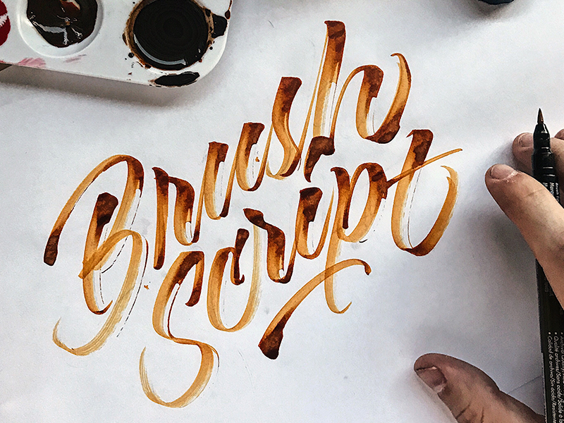 Brush Script by Michael Moodie on Dribbble
