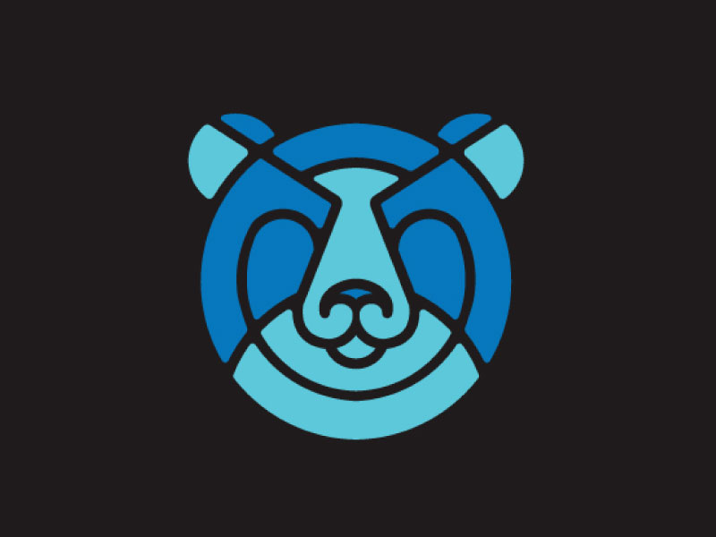 Laughing Bear logo by Ariel Sinha on Dribbble