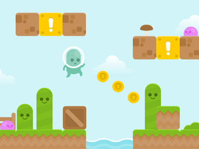 Tranquil Platformer by Kenney on Dribbble