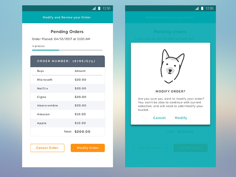 Popup Screen by Farrúh Tillaev on Dribbble