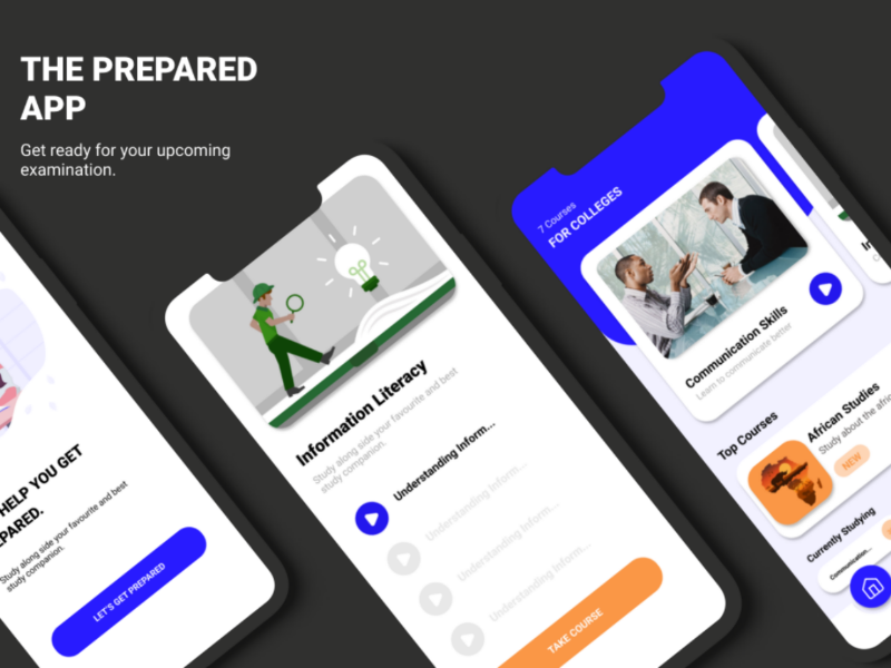 Exam App UI by Peter Claver on Dribbble