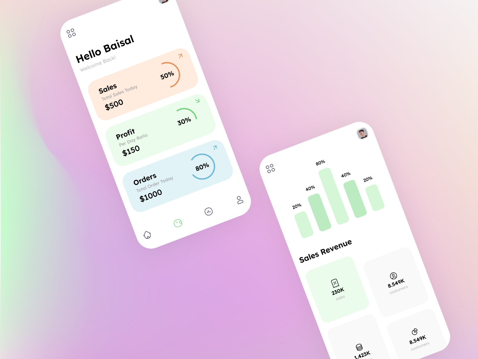 Personal Finance App by Baisal Osmonov on Dribbble