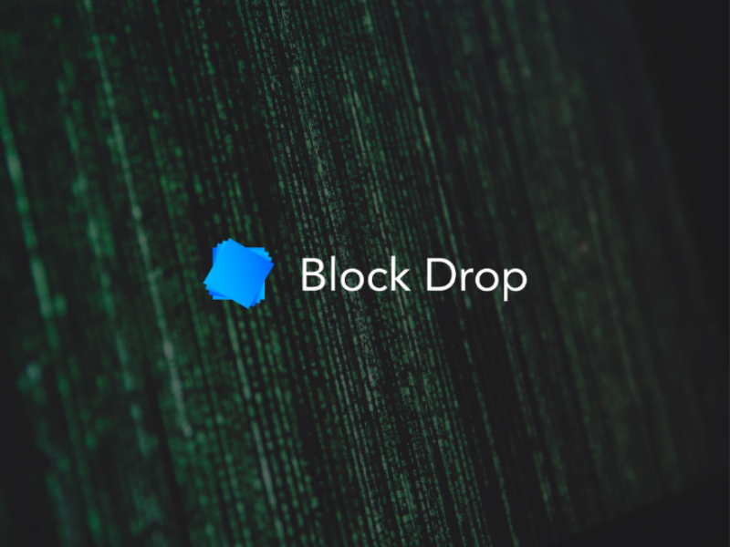 Logo block drop by miimiftah on Dribbble