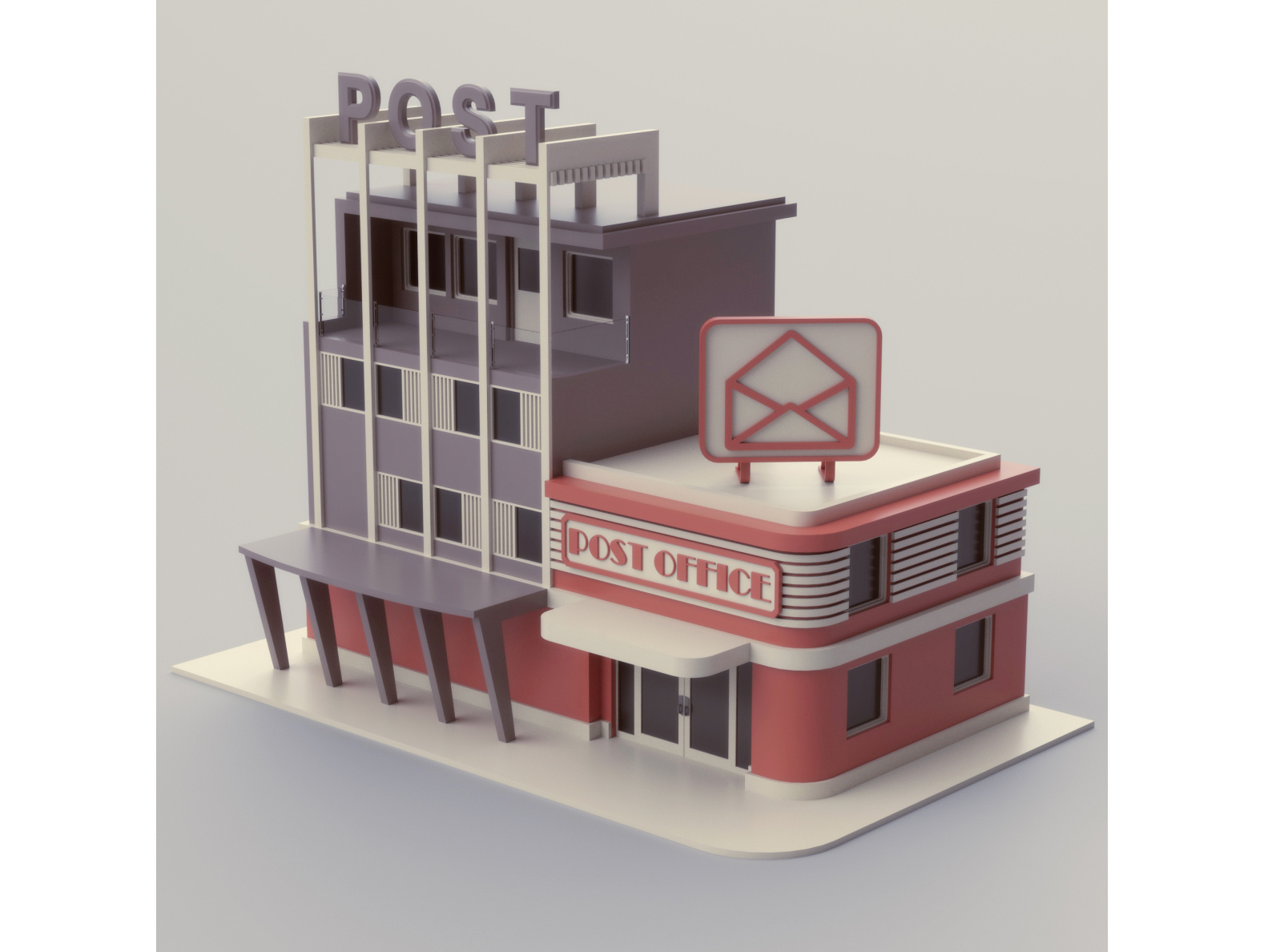 Post Office by Piccopoly on Dribbble