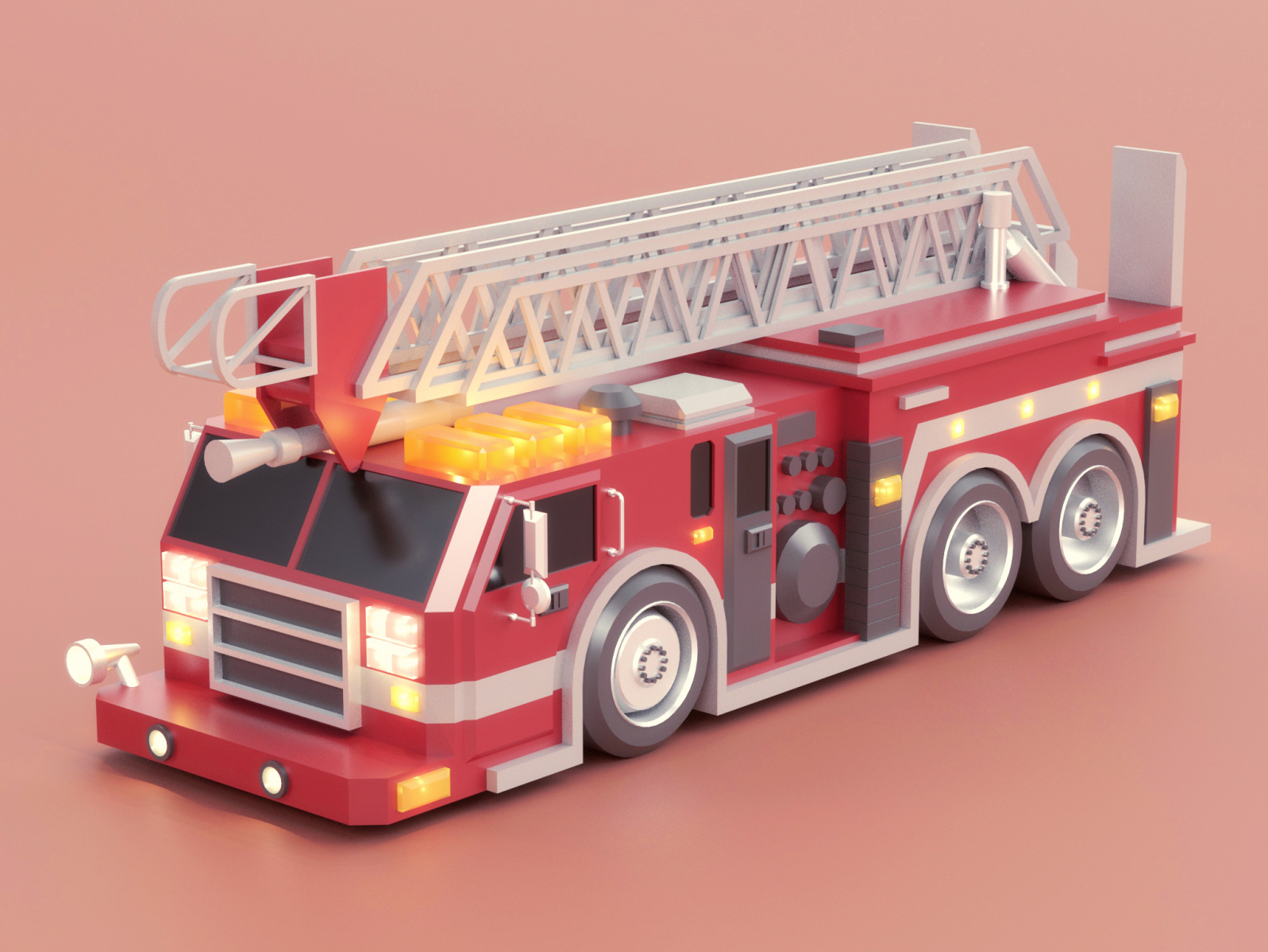 Fire truck by Piccopoly on Dribbble