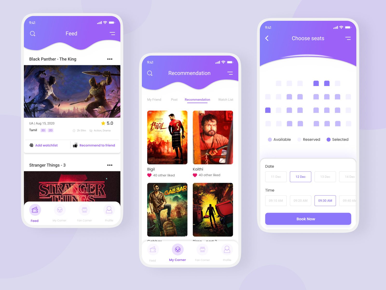Cinema App by Siya Tech Ventures on Dribbble