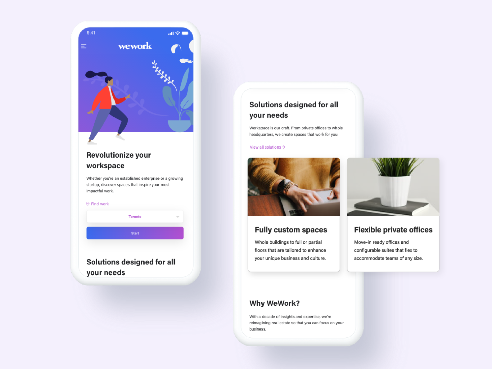 Wework App Redesign by Cathy Seo on Dribbble