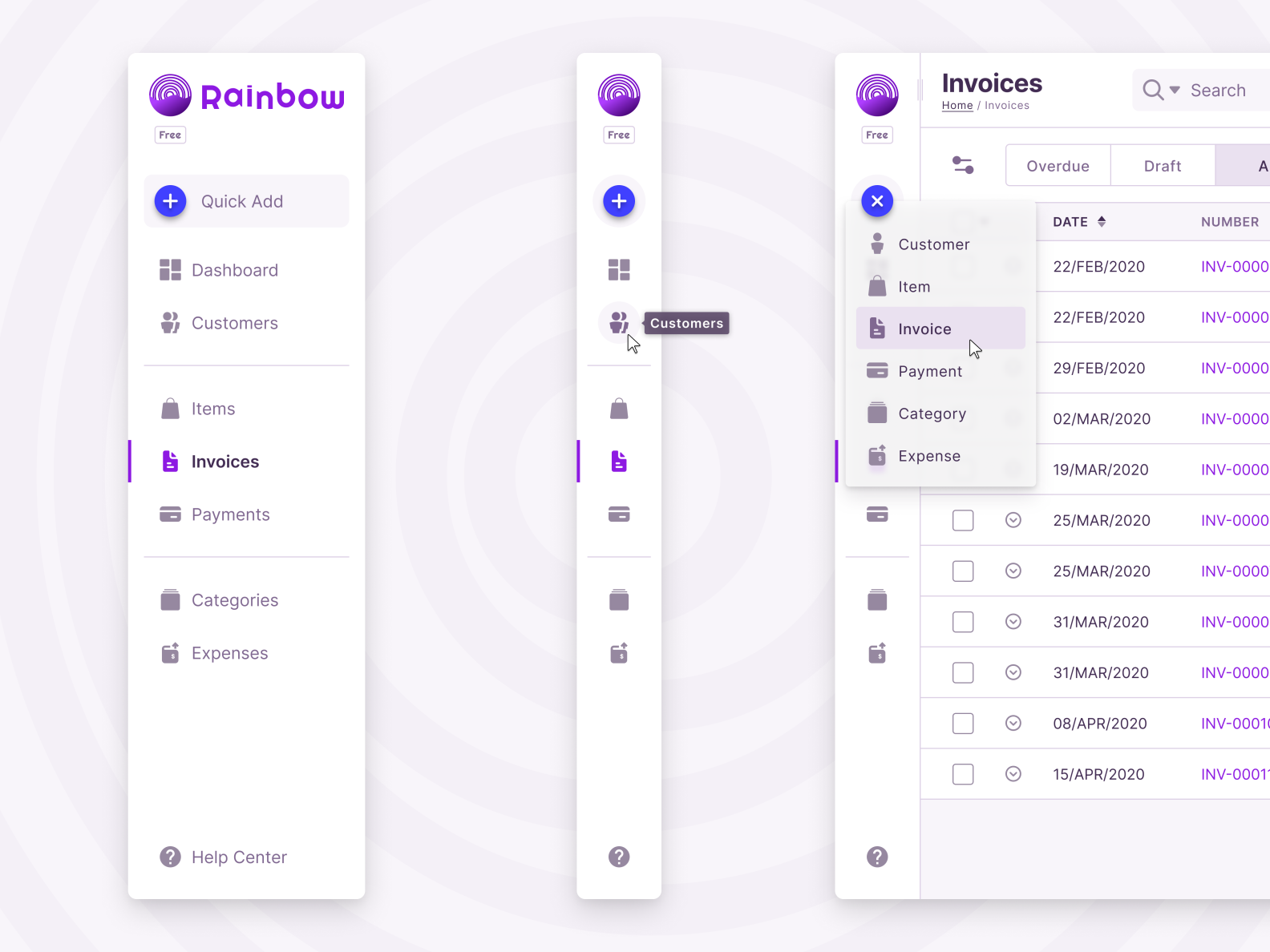 Navbar by Alvish Baldha on Dribbble