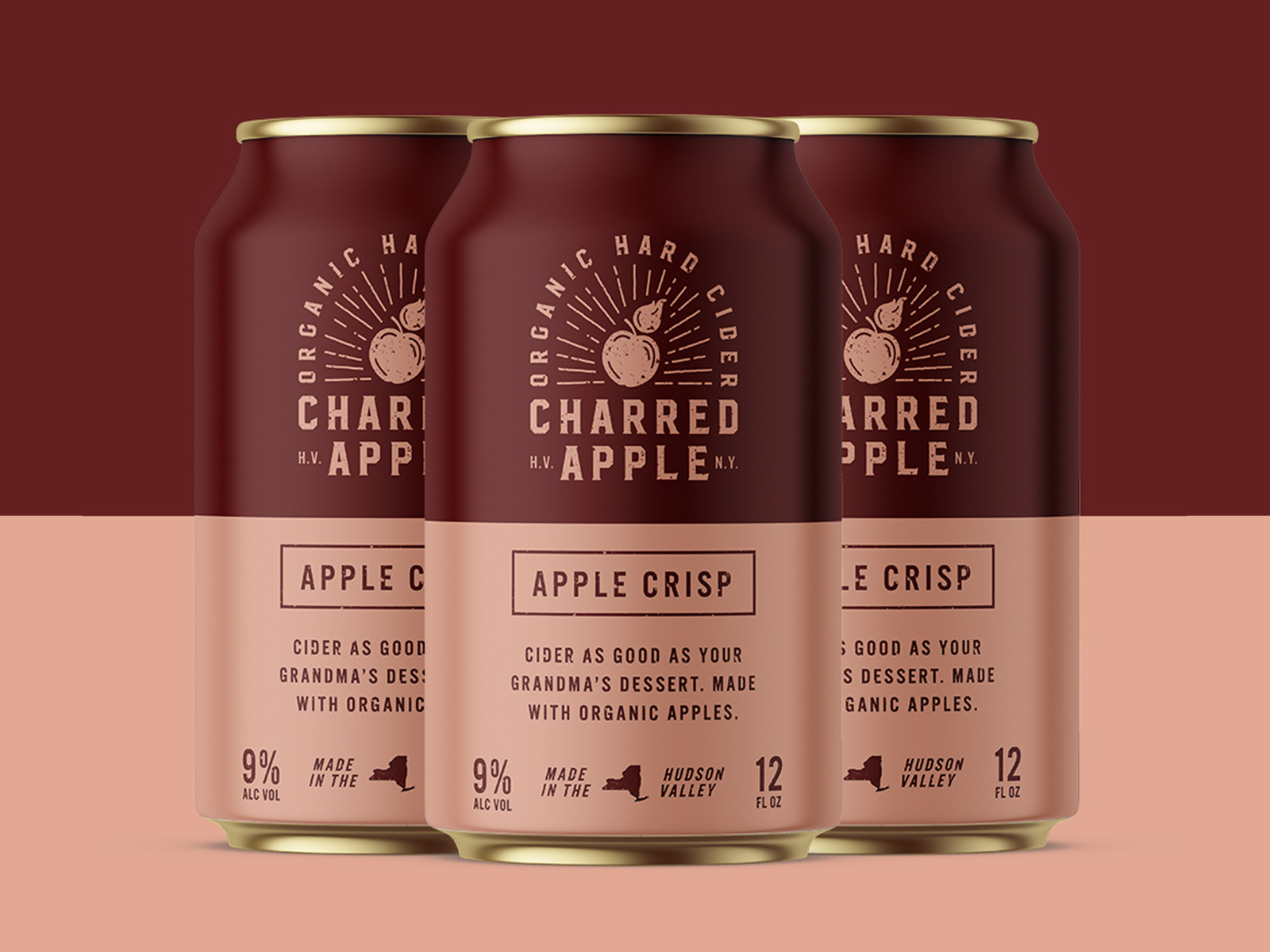 Charred Apple Packaging by Ron Gibbons for Macaroni on Dribbble