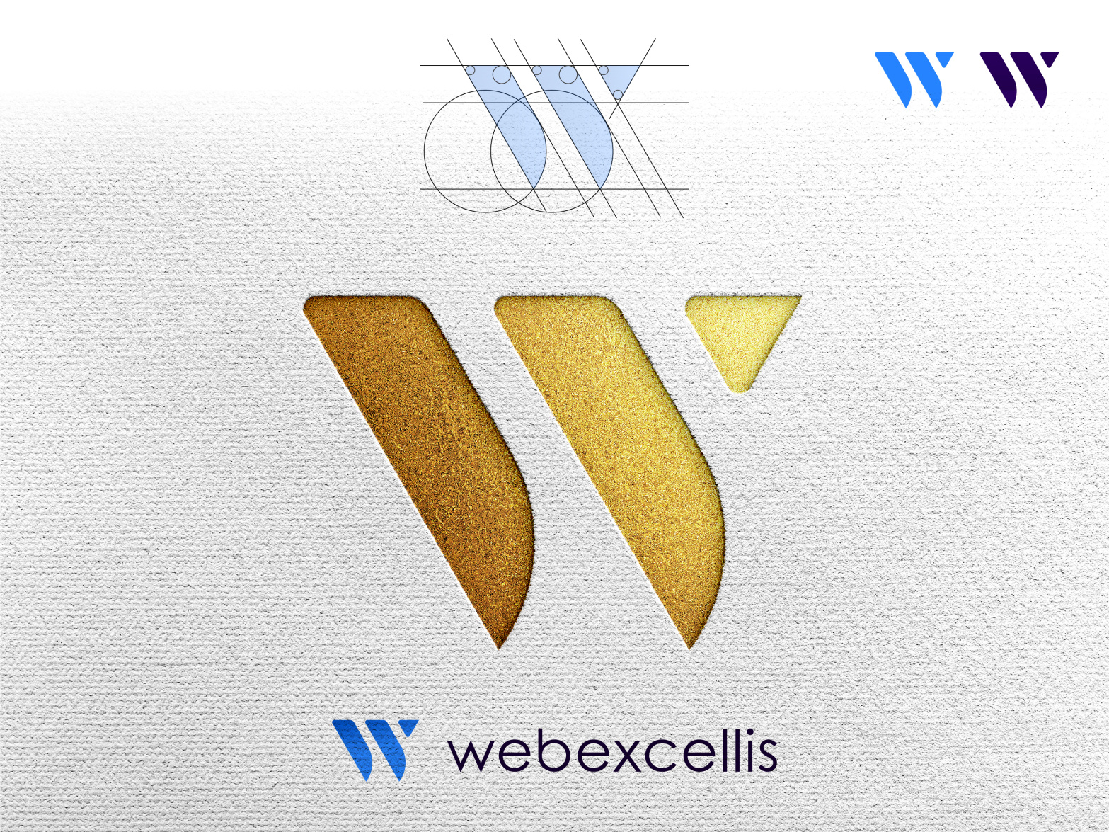 Webexcellis logo mockup by Aavash Gyawali on Dribbble
