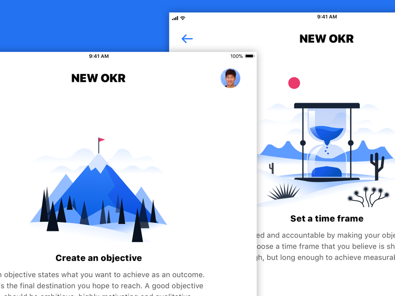 OKR Spot Illustrations by Sam Enoka on Dribbble