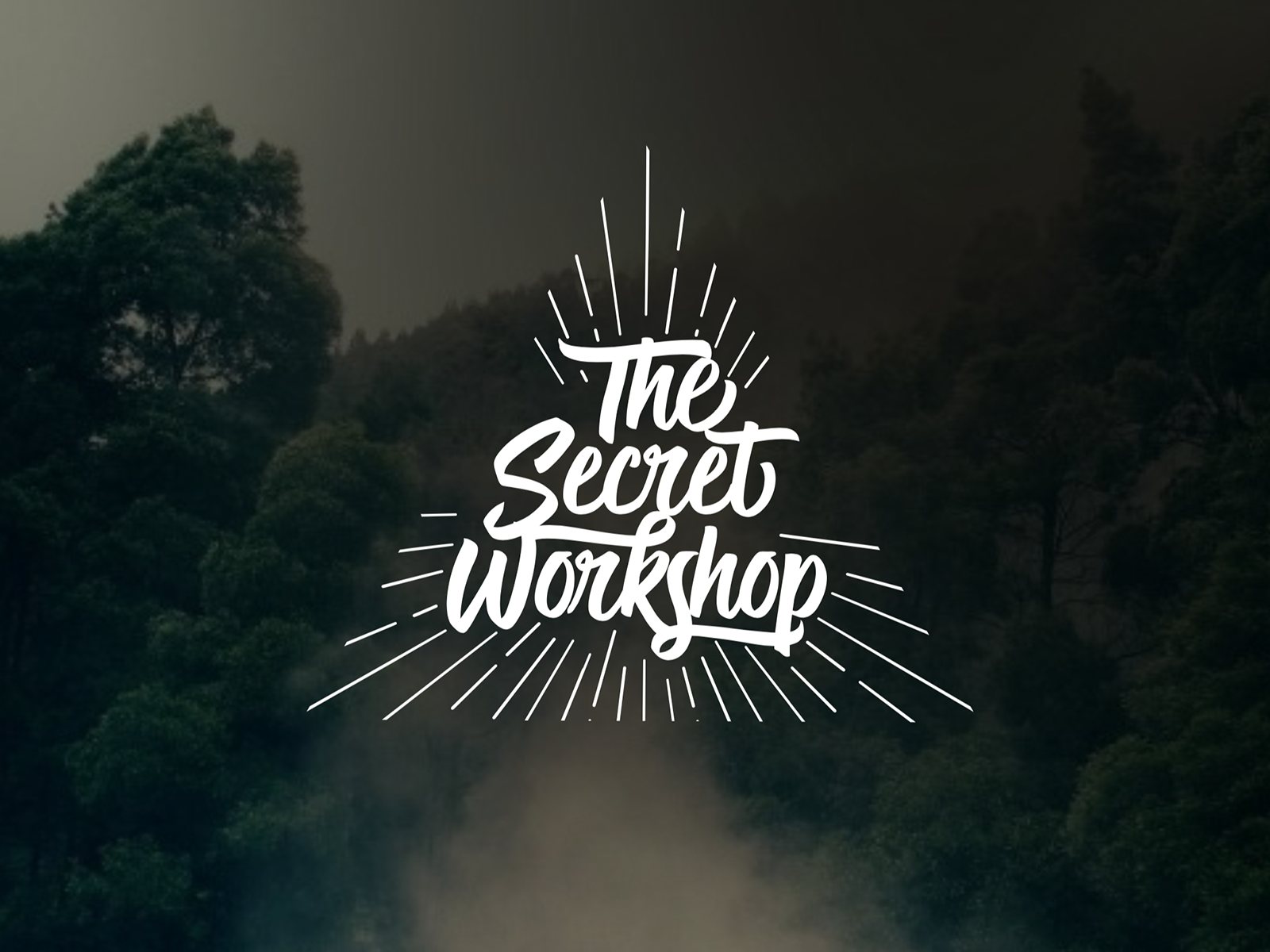 The Secret Workshop Pre-event Logo by Maqui Saravia on Dribbble
