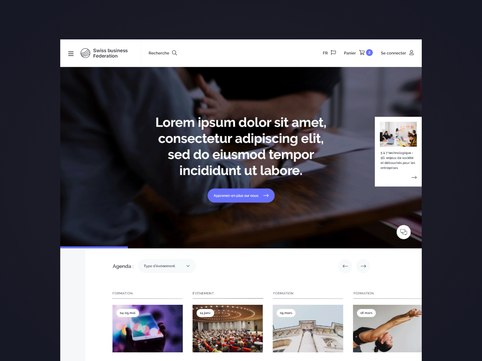 Redesign research for an institutional website by Agathe Lebon on Dribbble