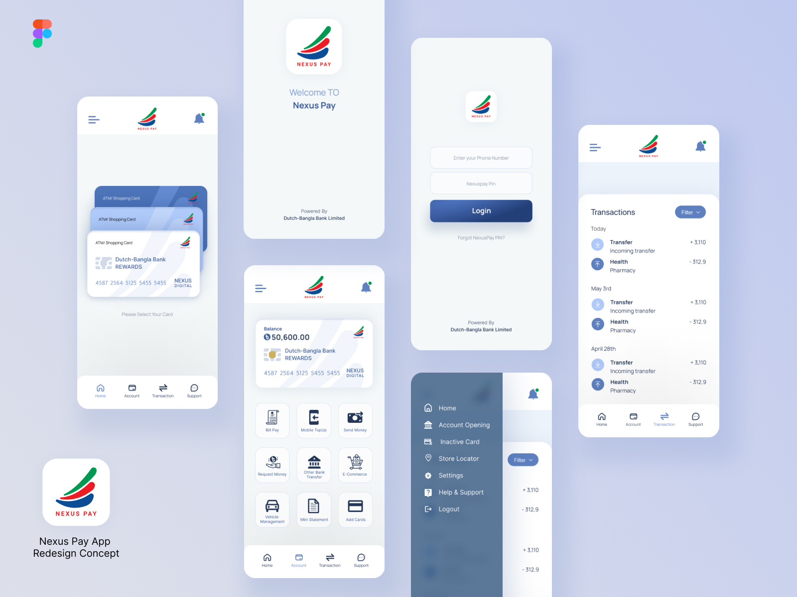 NexusPay Banking App Redesign Concept by Nibir Saha on Dribbble