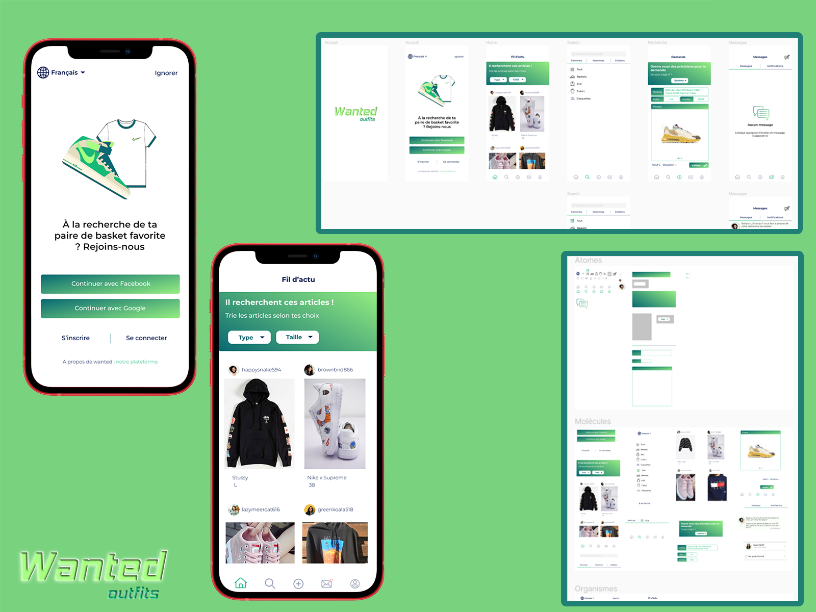 Design system by Romain Busso on Dribbble