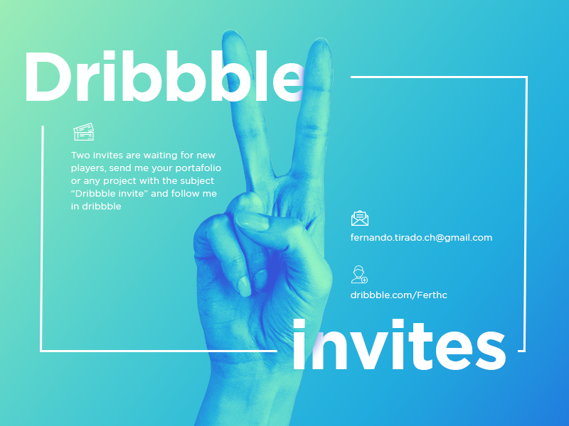 Dribbble invite by Fernando on Dribbble