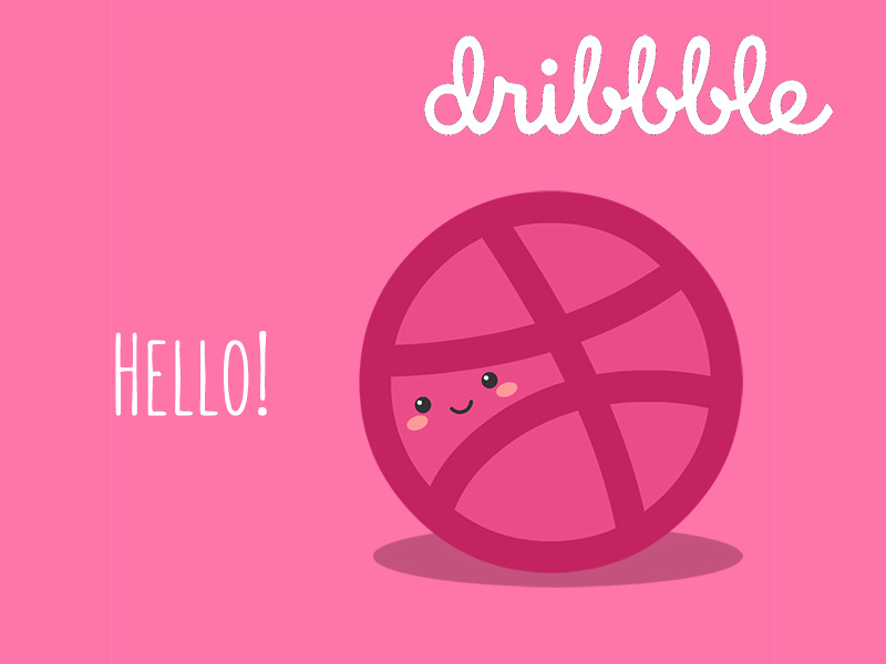 Cute Dribble by Ana Villanueva on Dribbble