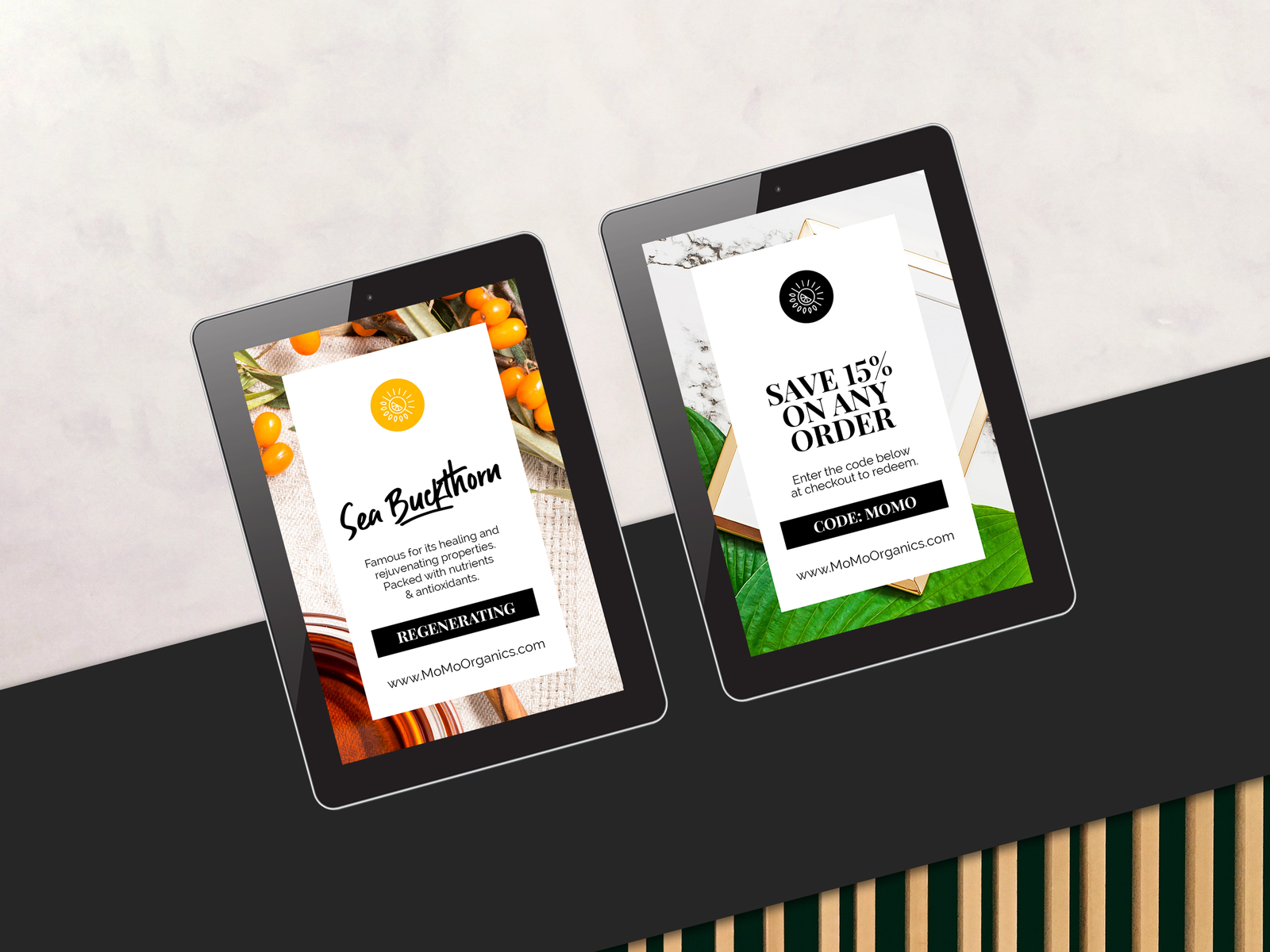 Momo Organics Branding + Social Media Graphics by Lauren Schade on Dribbble