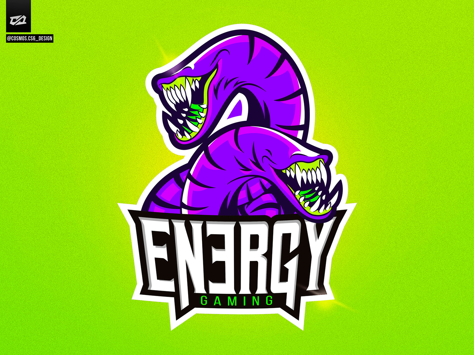Logo Energy Gaming by Gustavo Alves on Dribbble
