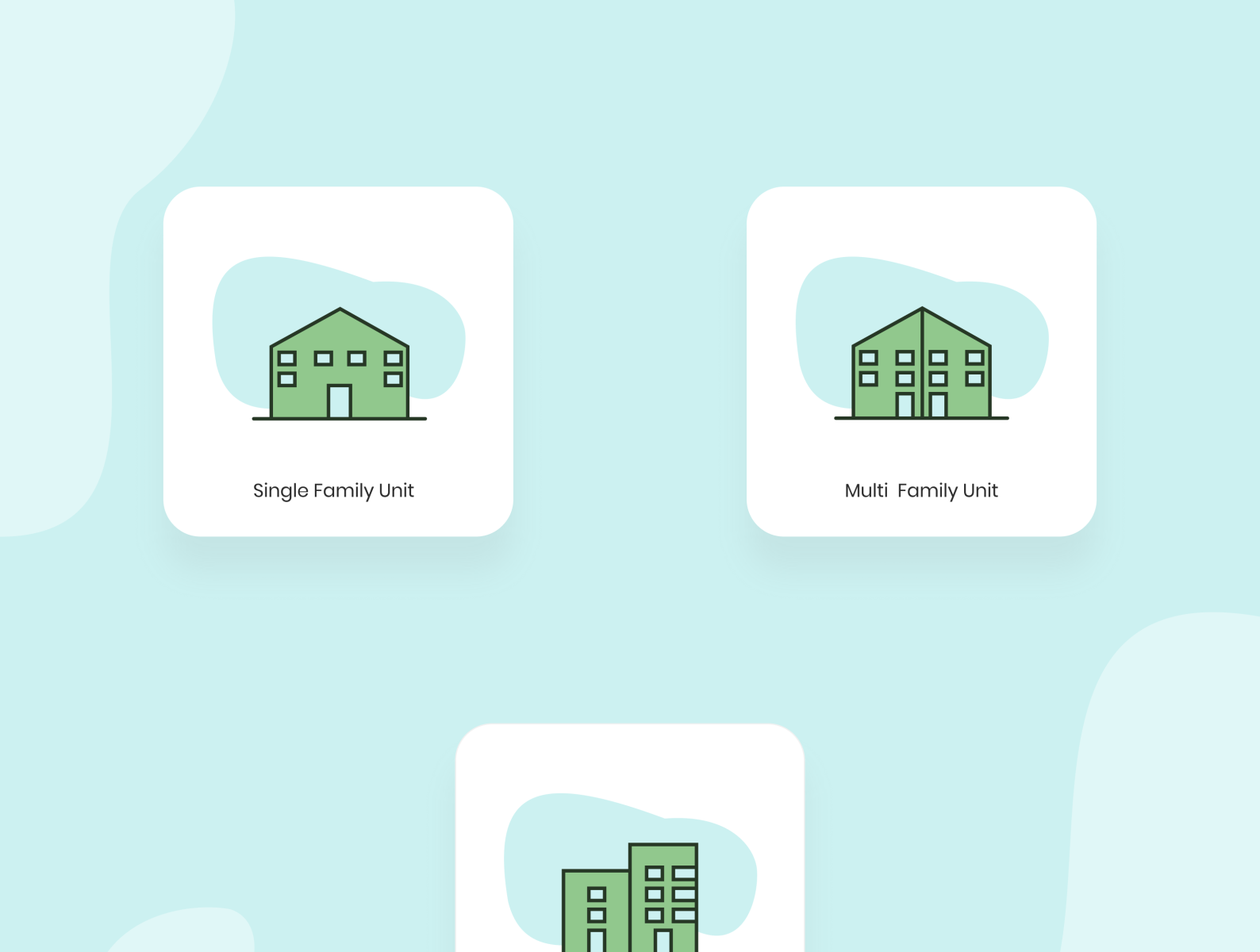Property Type Icons by Intesar Sheikh on Dribbble