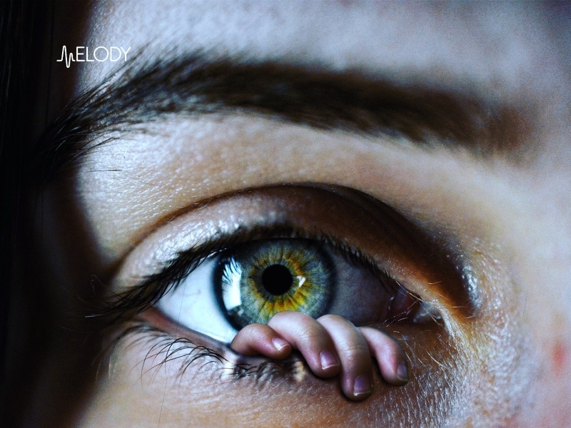 Finger eye photo manipulation by Melody Aiyalogbe on Dribbble