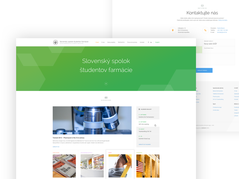 SPSA Web by Marian Cepa on Dribbble