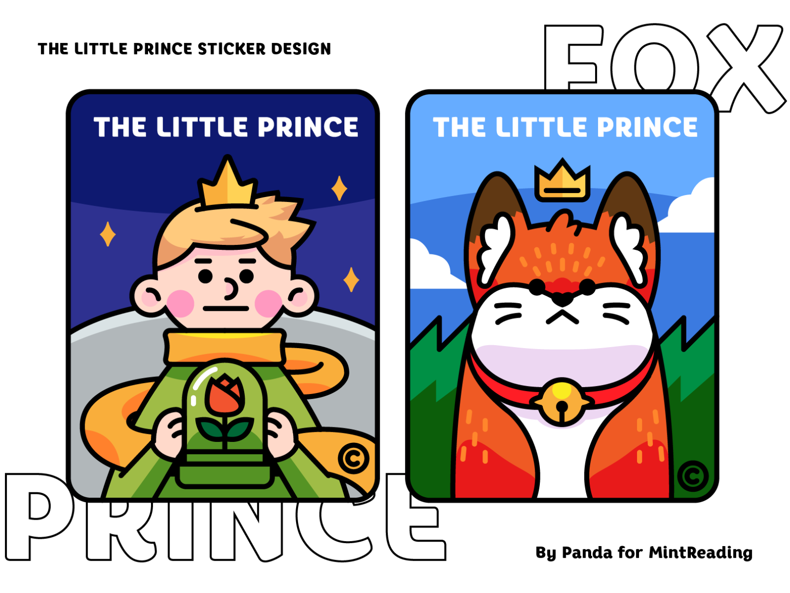 Little Prince Sticker by PandaPlump on Dribbble