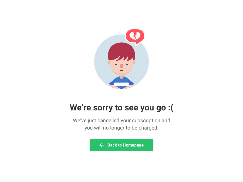 Cancel UI by Moon Hui Lee on Dribbble