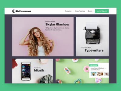News Ui designs, themes, templates and downloadable graphic elements on ...