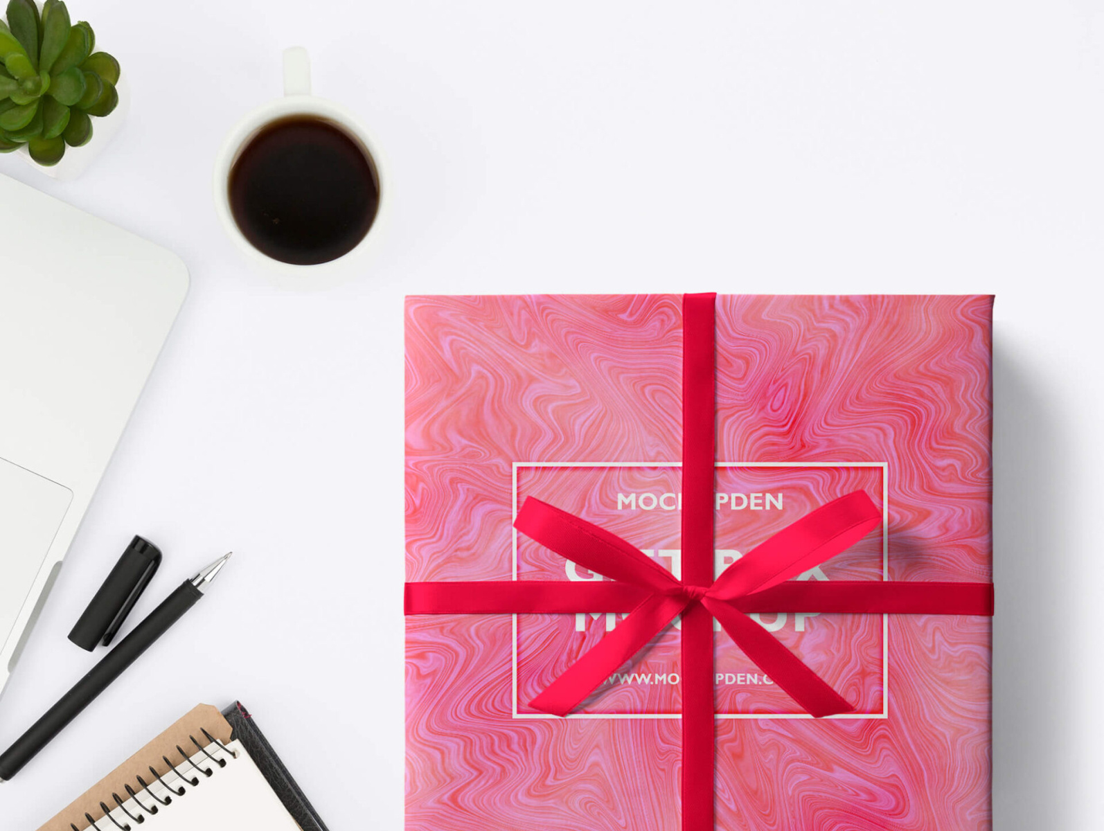 Free Gift Box Mockup PSD Template by Mockup Den on Dribbble