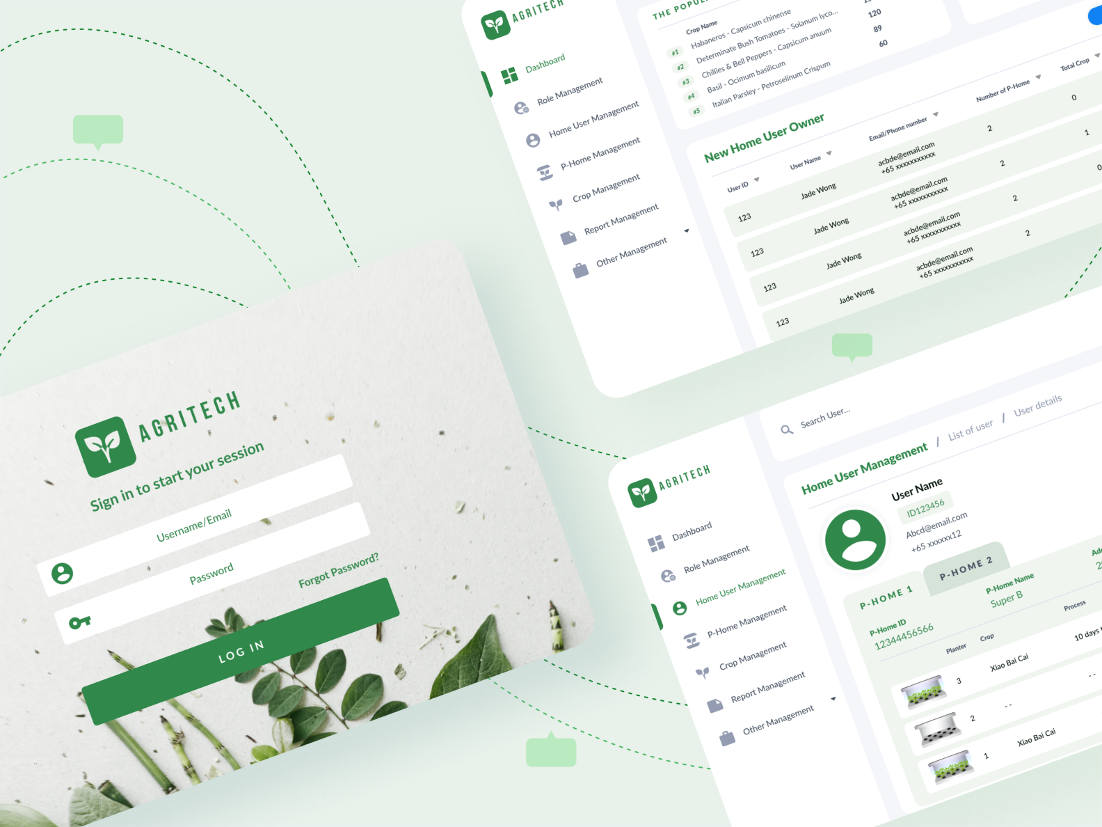 Agritech Portal by Blueie Ho on Dribbble