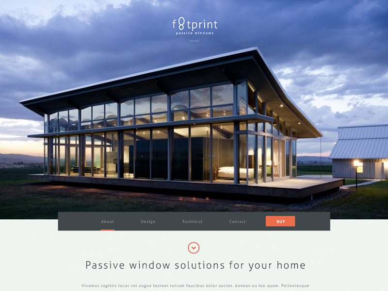 Website | Footprint home screen by Christopher Bailey on Dribbble