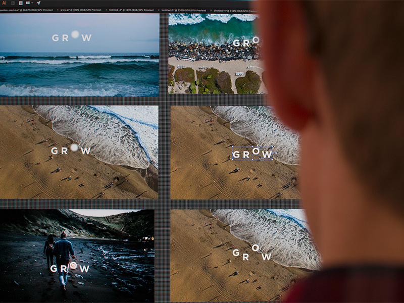 Grow identity flashback by Christopher Bailey on Dribbble