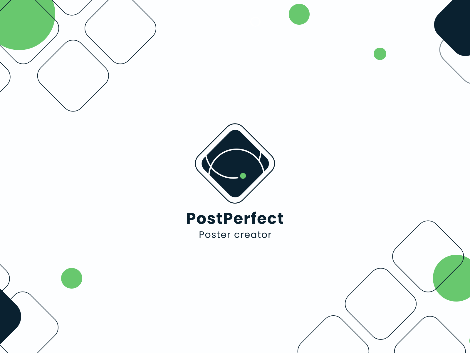Logo concept - Poster creator by Ana Steinbach on Dribbble