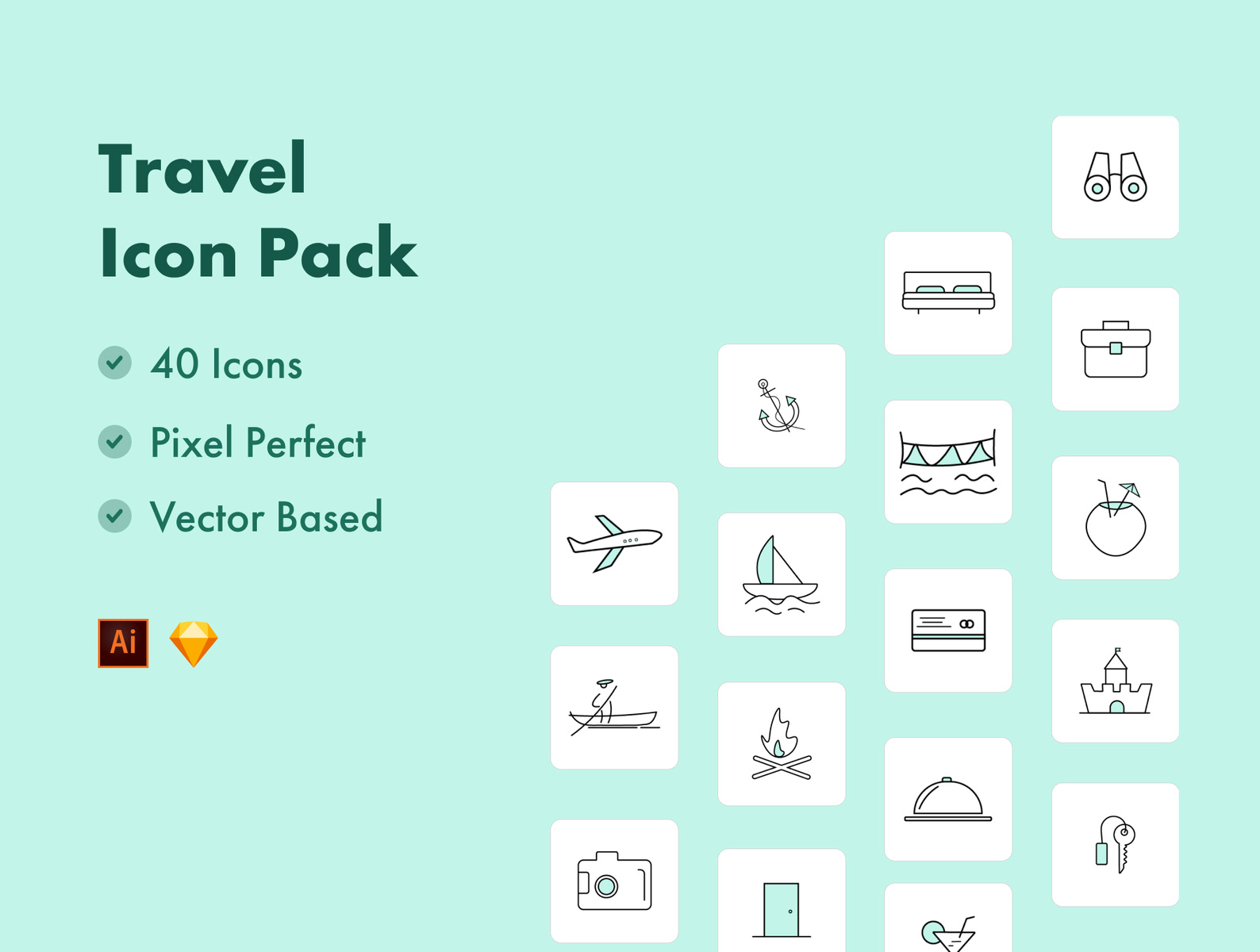 Travel Icons by Wow Design on Dribbble