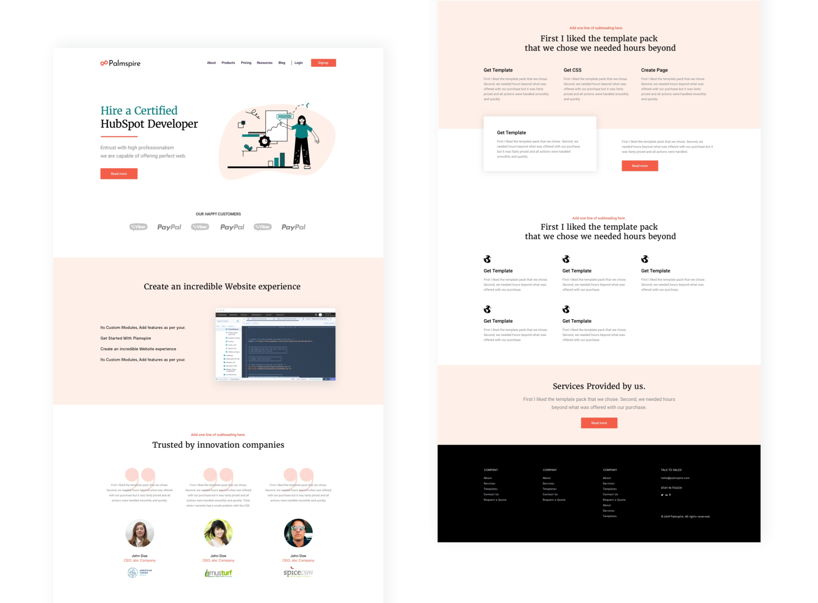 Homepage Design Multipurpose by Wow Design on Dribbble