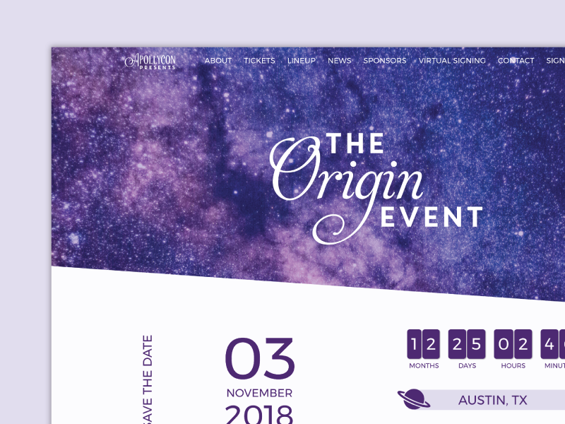 The Origin Event by Fran Gulick on Dribbble