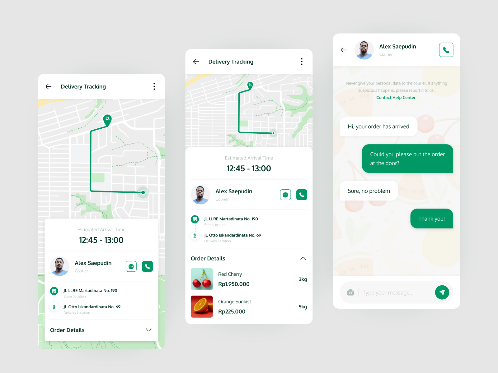 Grocery Store Mobile App - Delivery Tracking by Rifqi Naufal F on Dribbble
