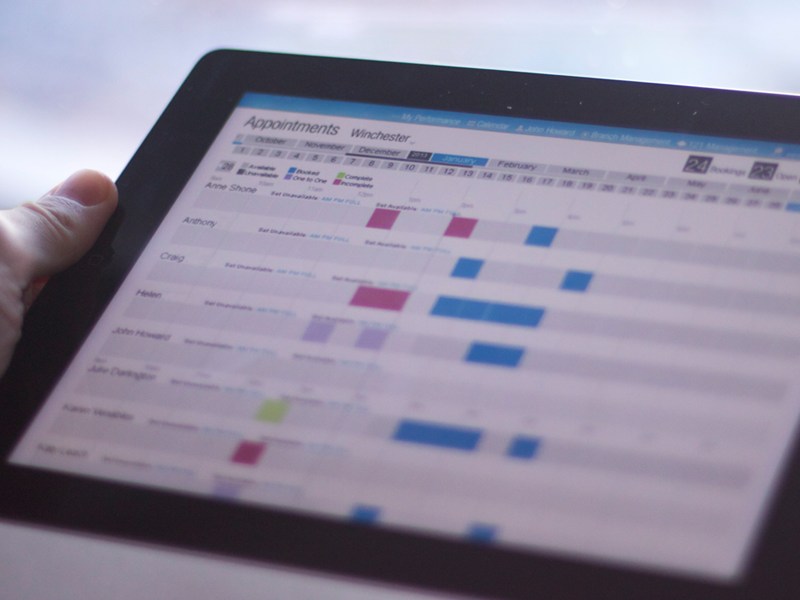 Booking app by John Howard on Dribbble