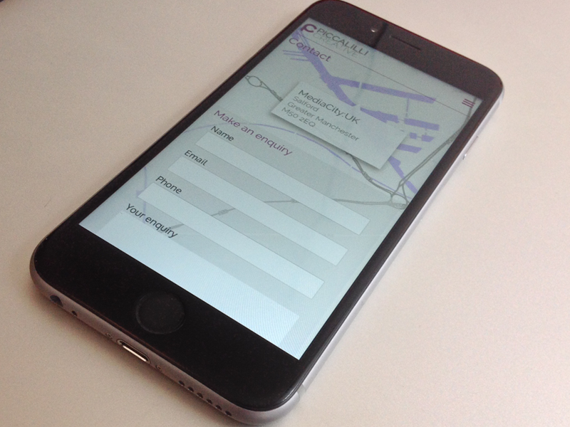 Contact page map - Mobile by John Howard on Dribbble