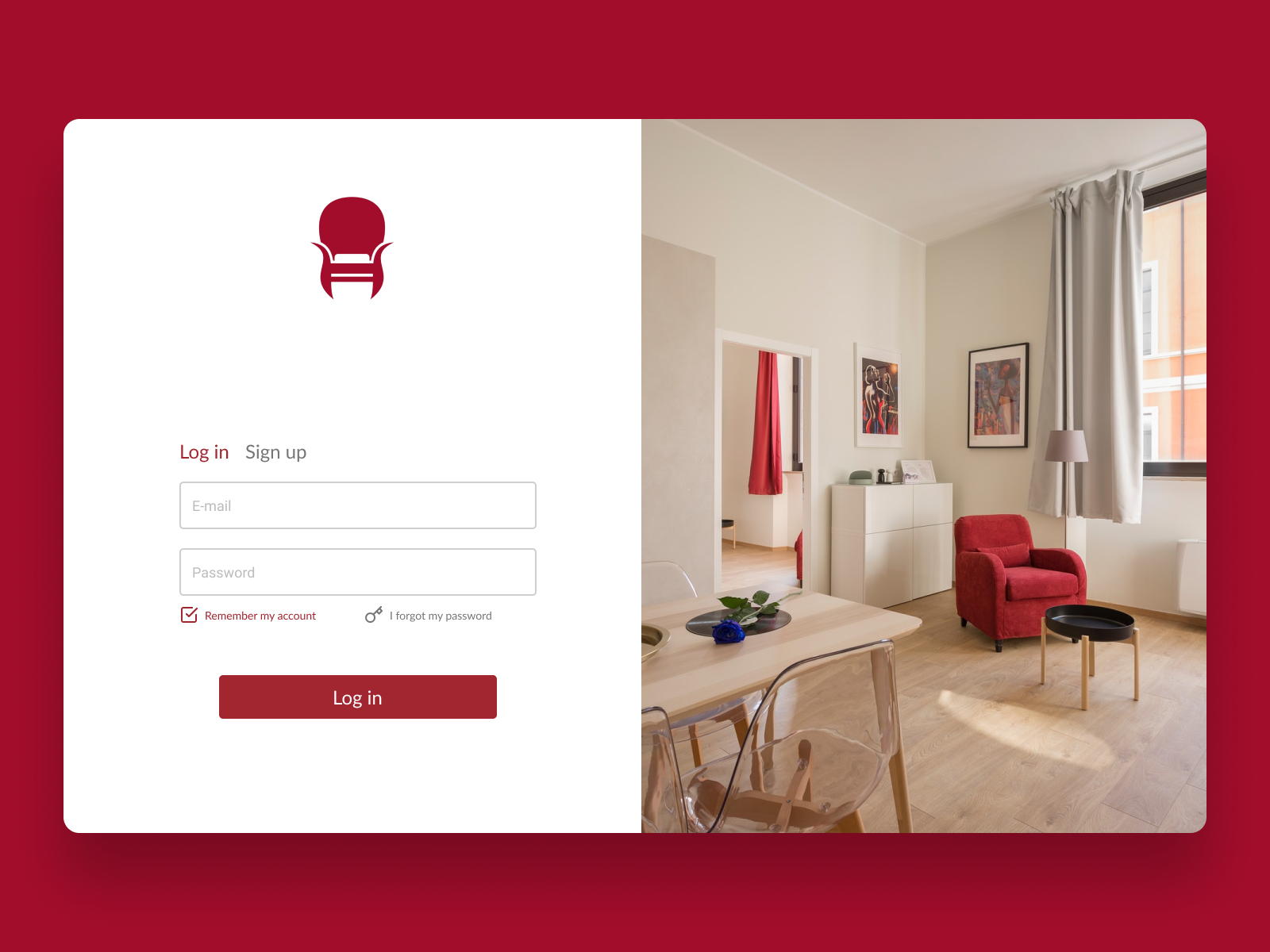 Login screen concept by Mardony Porto on Dribbble