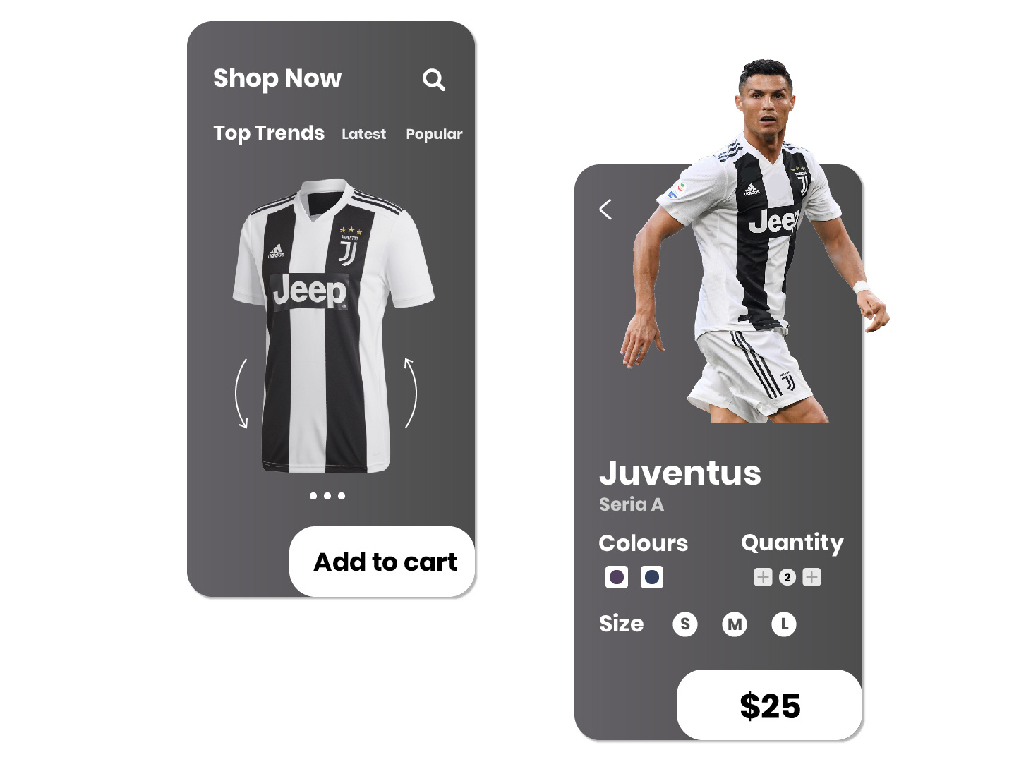 Sports Jersey UI by suresh krishna on Dribbble