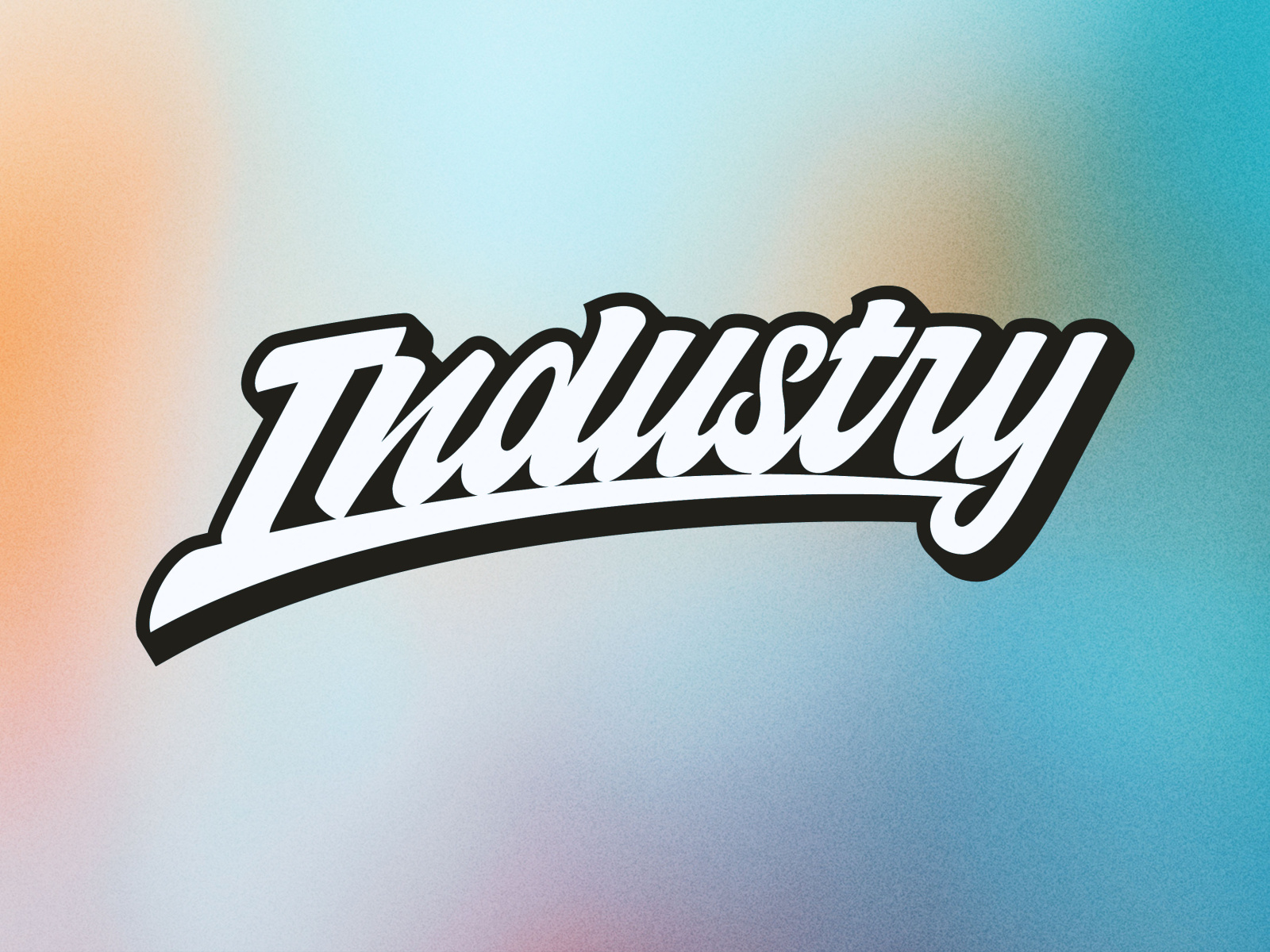 Industry Lettering by Anton Emelianov on Dribbble