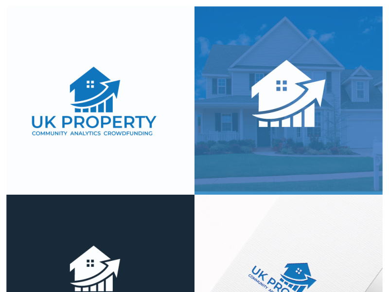 UK PROPERTY LOGO by Ahmad Ullah on Dribbble